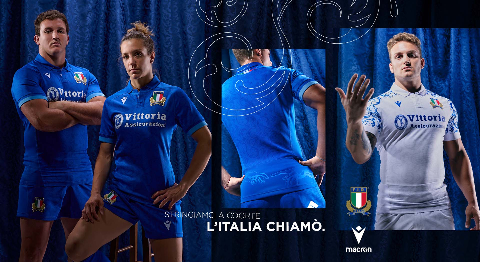 RUGBY - Macron’s new kits for the Italian Rugby Federation – MACRON ...